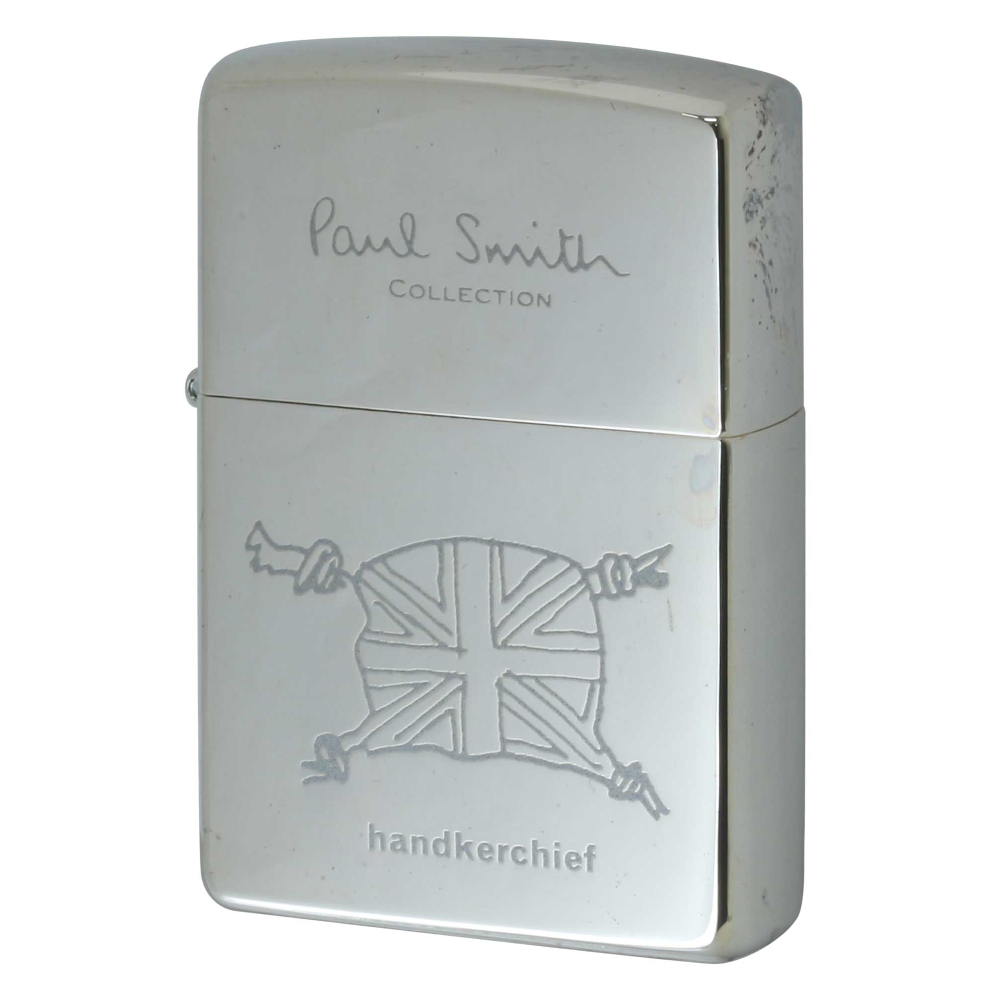 絶版/ヴィンテージ Zippo ジッポー 中古 2000年製造ZIPPO Paul Smith Collection Handkerchief ハンカチーフ [A]使用感少なく状態が良い ...