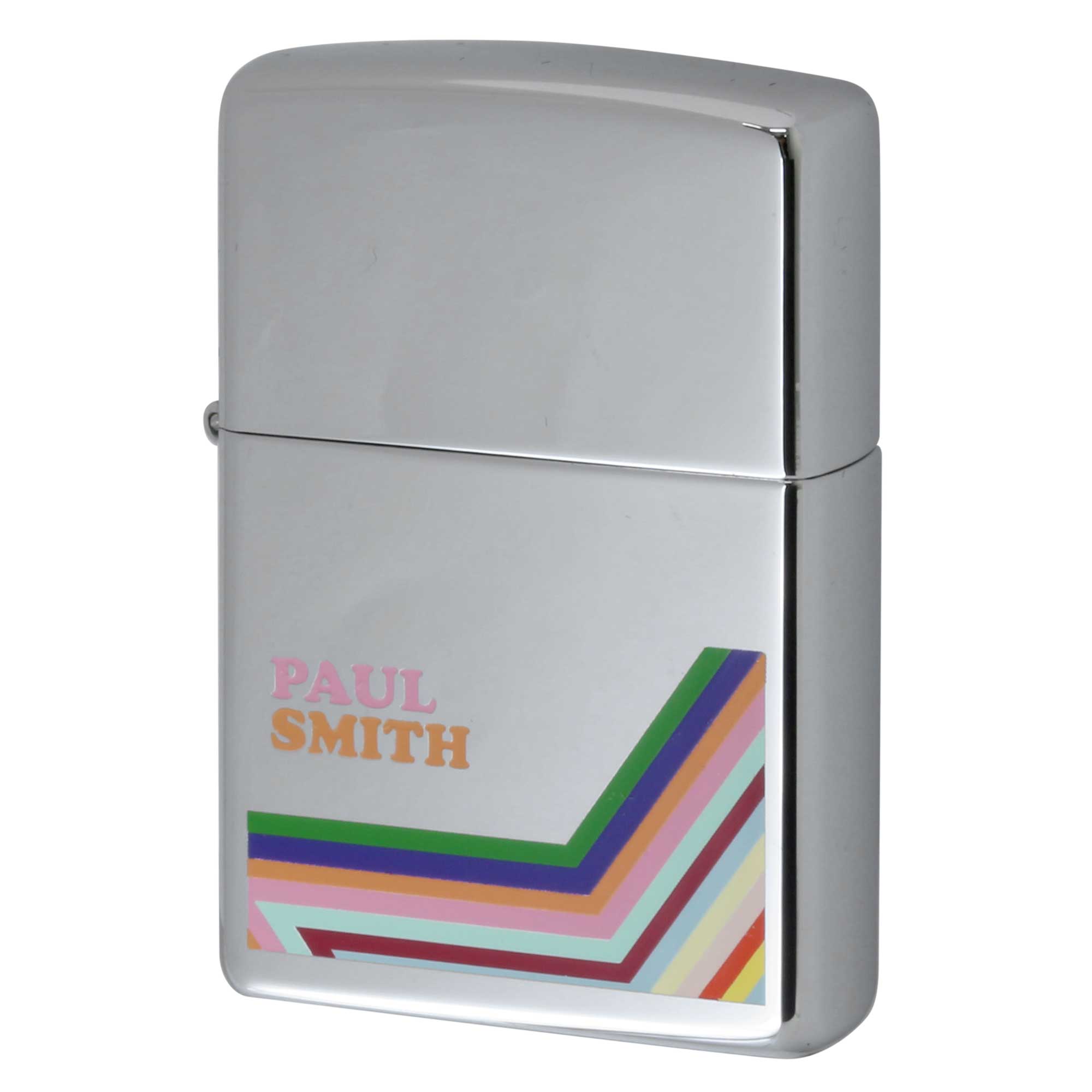 絶版/ヴィンテージ Zippo ジッポー 中古 2002年製造ZIPPO Paul Smith シグネチャーストライプ [S]ほぼ新品同様｜Zippo専門店フラミンゴ：本店