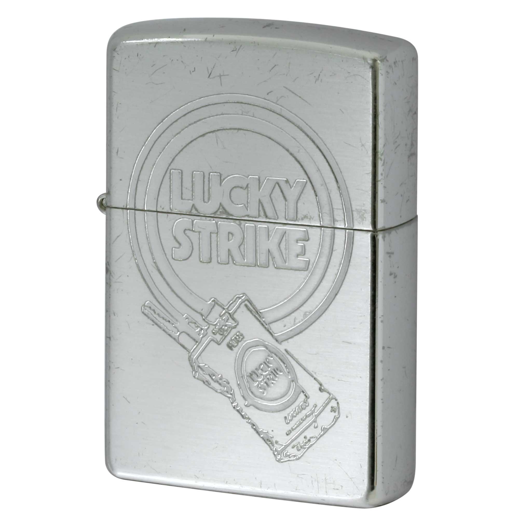 絶版/ヴィンテージ Zippo ジッポー 中古 1998年製造98-99 LUCKY STRIKE American Original COLLECCTION [A]使用感少なく状態が良い ...