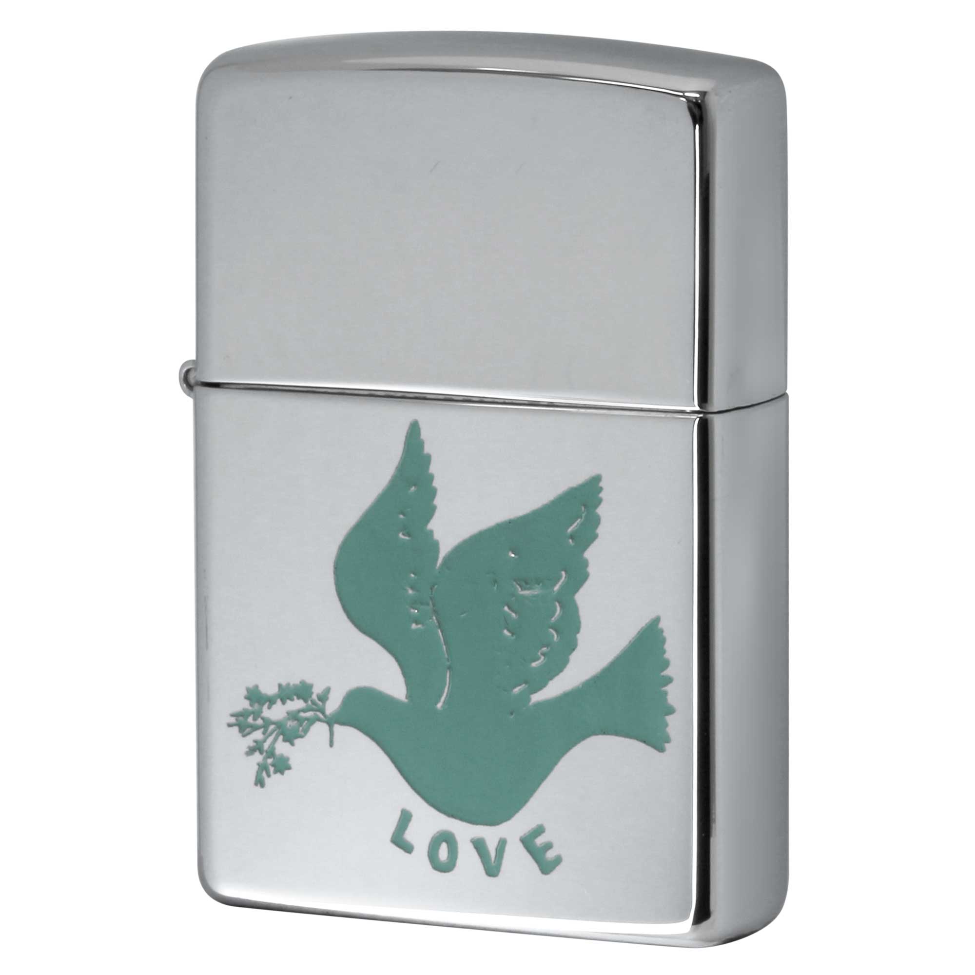絶版/ヴィンテージ Zippo ジッポー 中古 2002年製造ZIPPO Paul Smith 試作品 鳩 LOVE 裏回転用 [S]ほぼ新品同様｜Zippo専門店フラミンゴ：本店