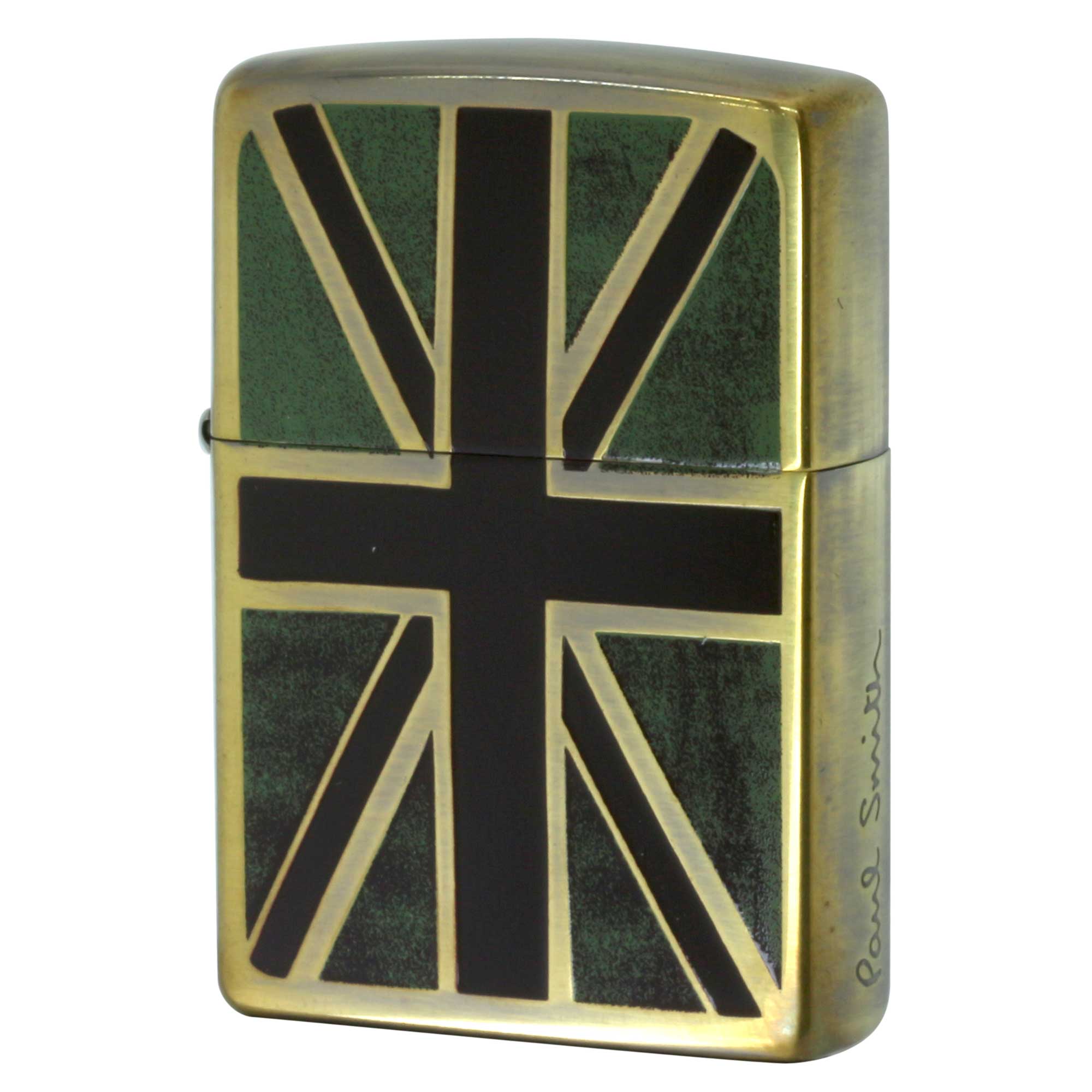 絶版/ヴィンテージ Zippo ジッポー 中古 2006年製造ZIPPO Paul Smith ユニオンジャック 真鍮古美仕上げ [A]使用感少なく状態が良い｜Zippo専門店フラミンゴ：本店
